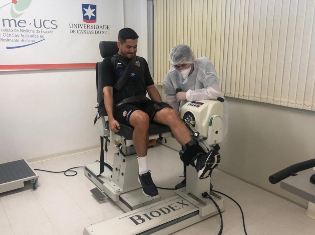 Atletas da ACBF realizam exames de isocinético – LNF